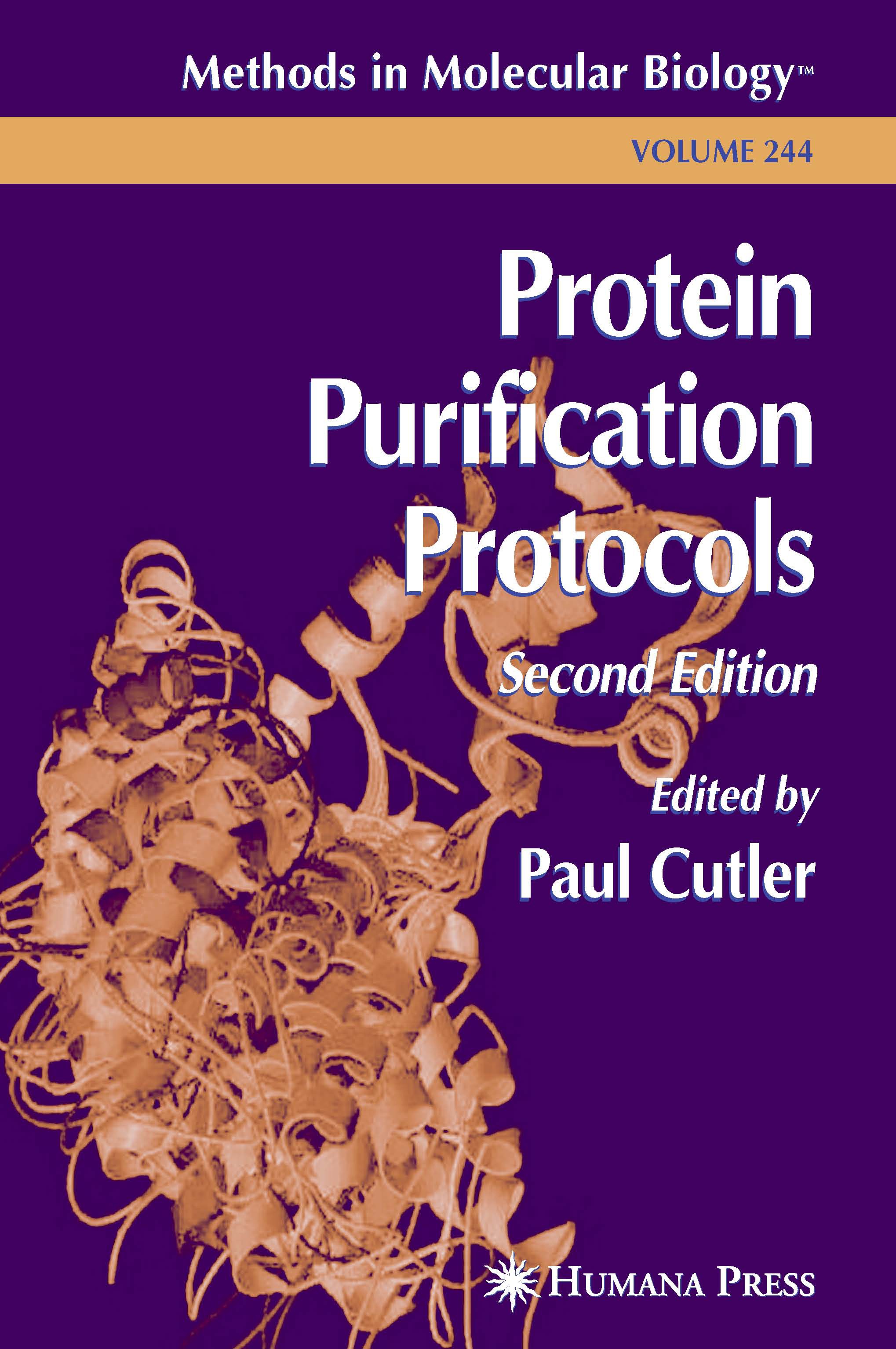 Protein Purification Protocols Edited By Paul Cutler Flash Sales ...