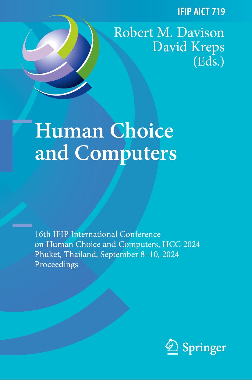 Human Choice and Computers: 16th IFIP International Conference on Human ...