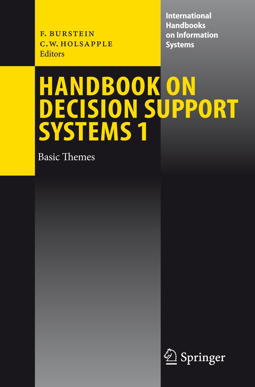 Reference Disciplines of Decision Support Systems | SpringerLink