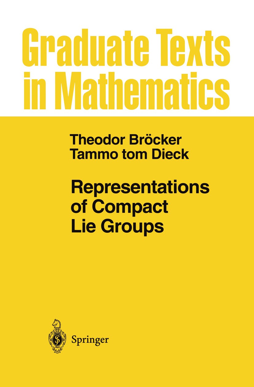 Representations of Compact Lie Groups | SpringerLink