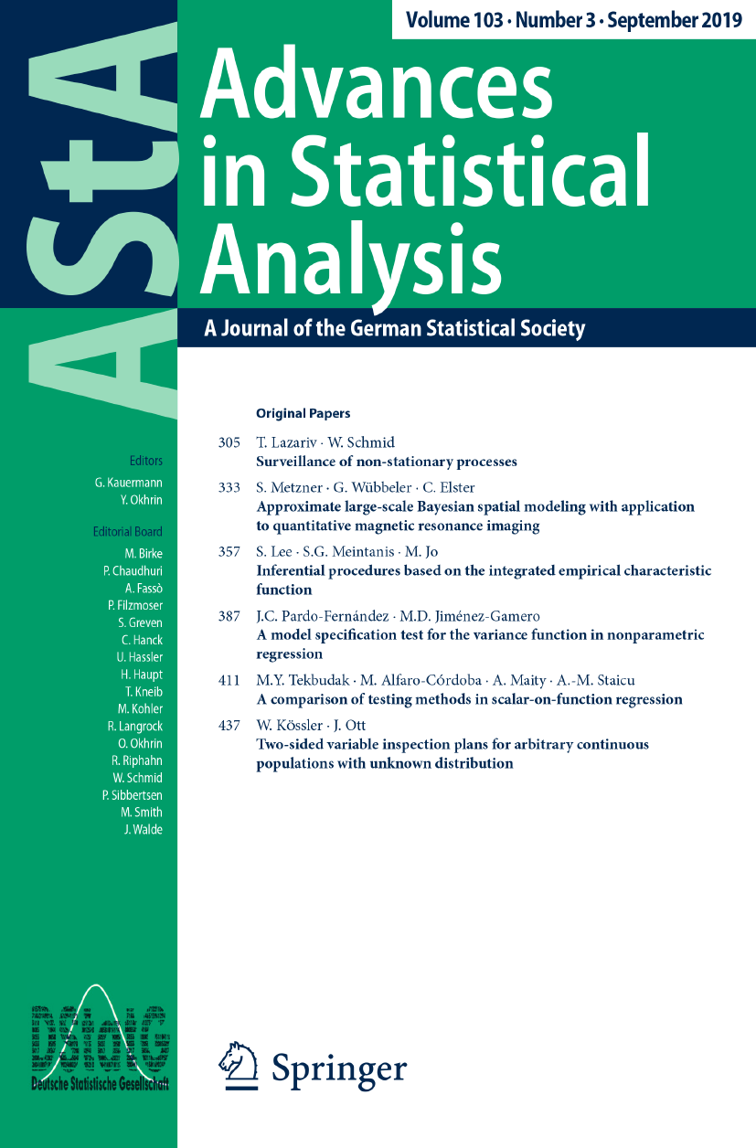 Editorial special issue: Statistics in sports | AStA Advances in ...