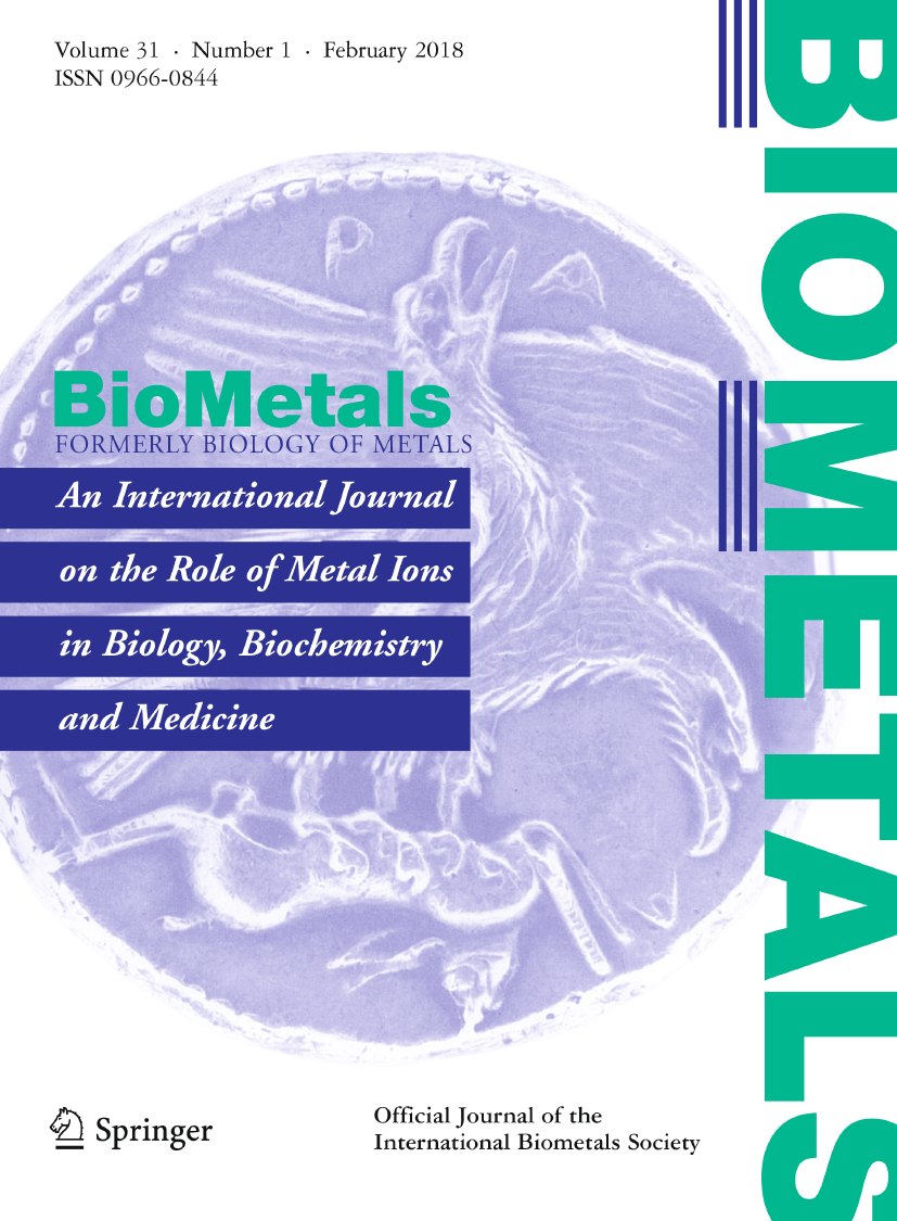 Correction: The different affinity of the two metal-binding sites of ...