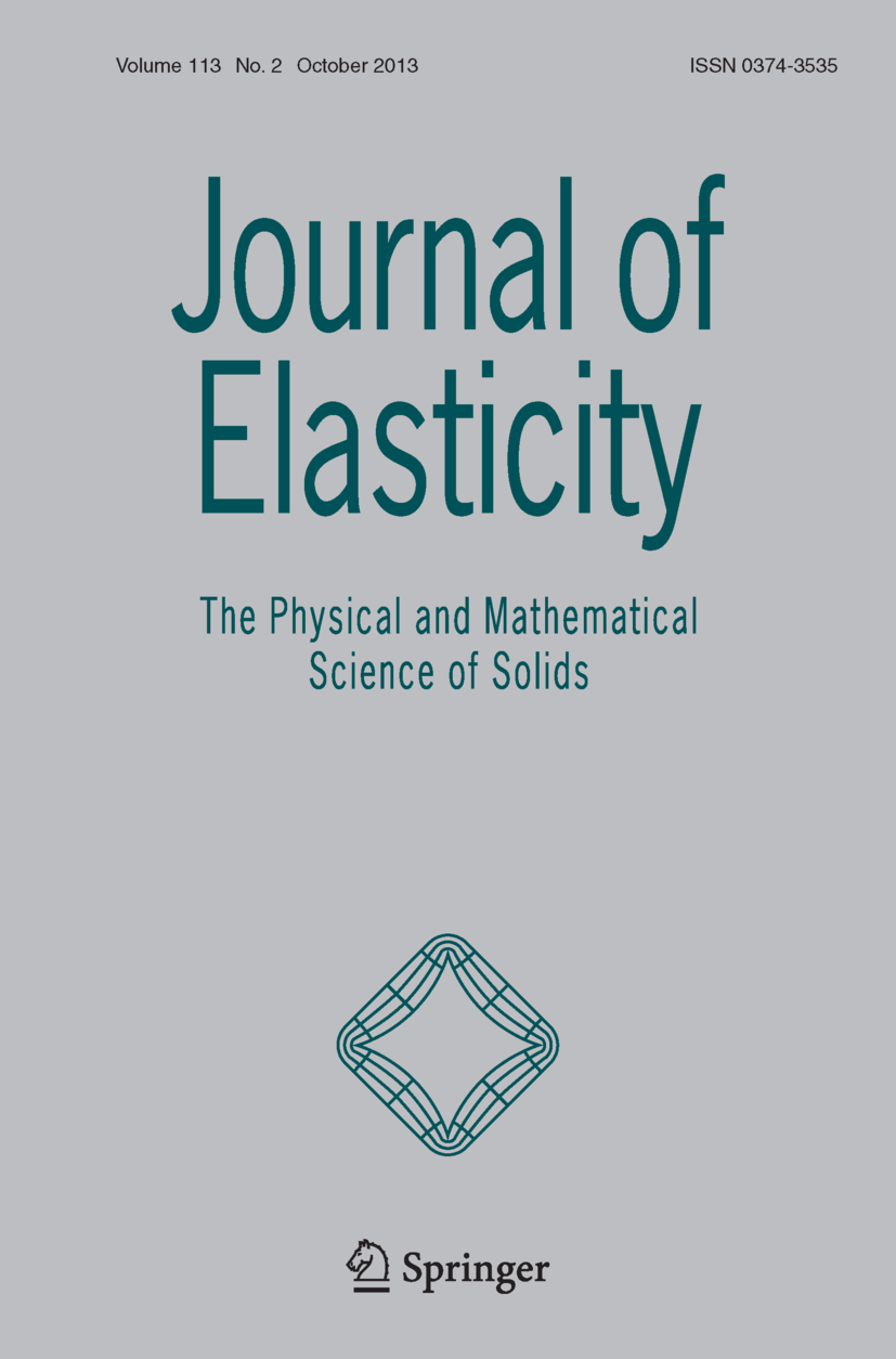 Plane Stress Problems for Isotropic Incompressible Hyperelastic Materials | Journal of Elasticity