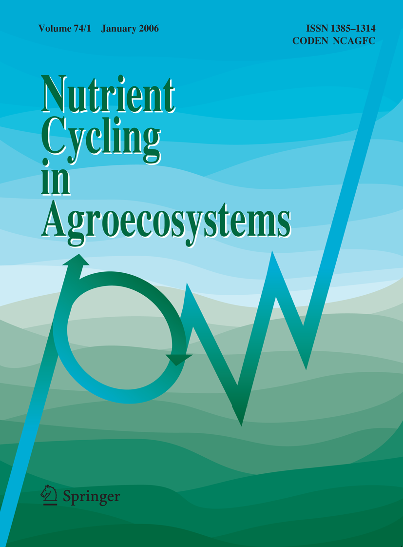 Book review «Improving nitrogen use efficiency in crop production» | Nutrient Cycling in ...