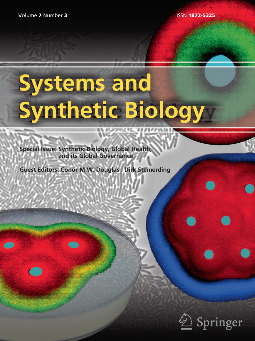 Ensuring the security of synthetic biology—towards a 5P governance ...