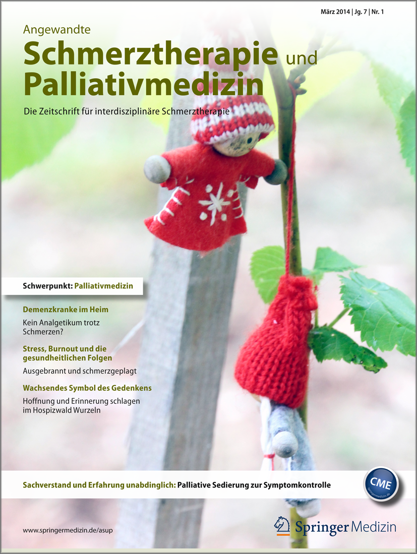 | Angewandte Schmerztherapie und Palliativmedizin