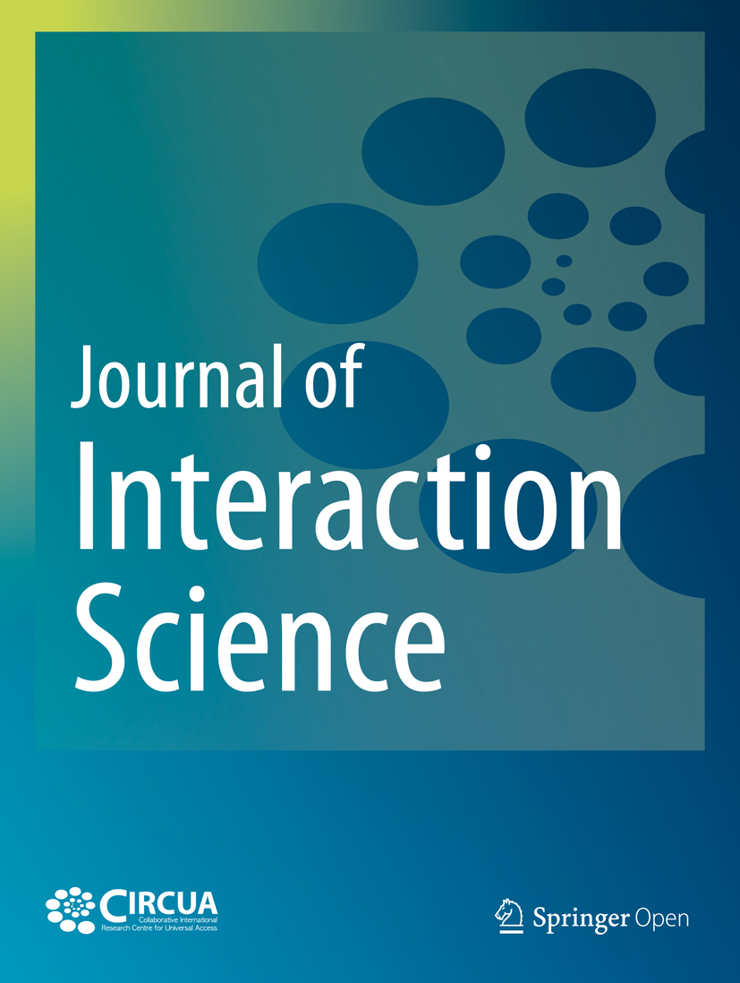 Editorial: Journal of Interaction Science | Journal of Interaction Science