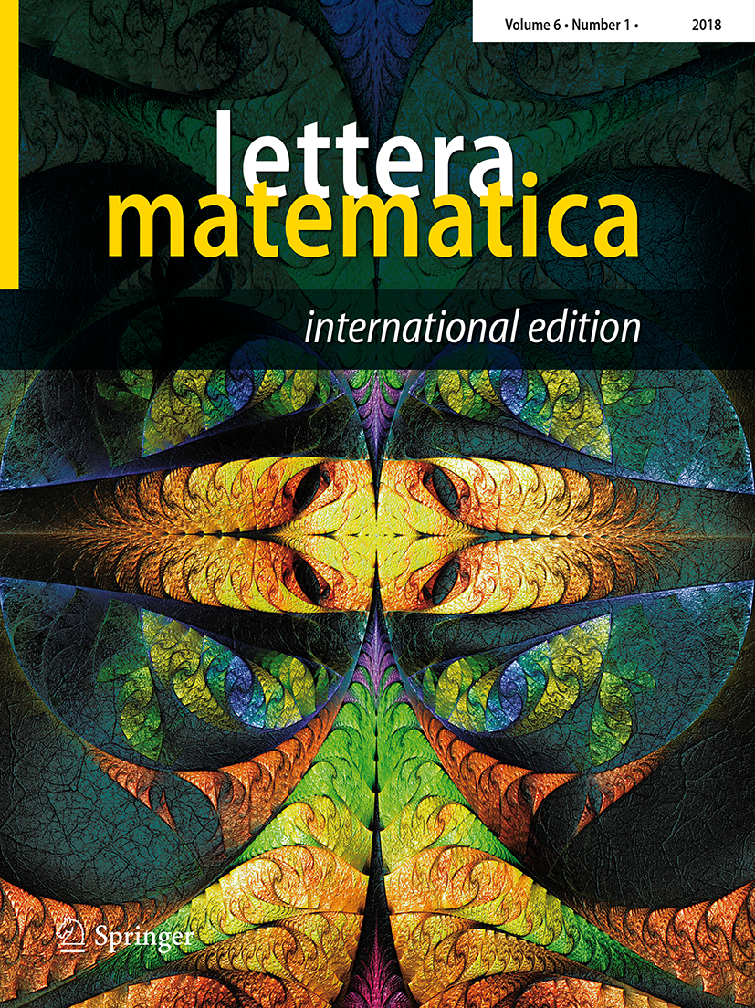 Letter from the editor | Lettera Matematica