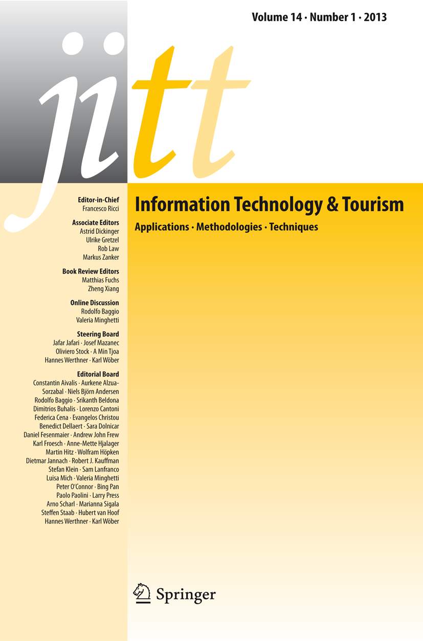 Embracing geospatial analytical technologies in tourism studies ...