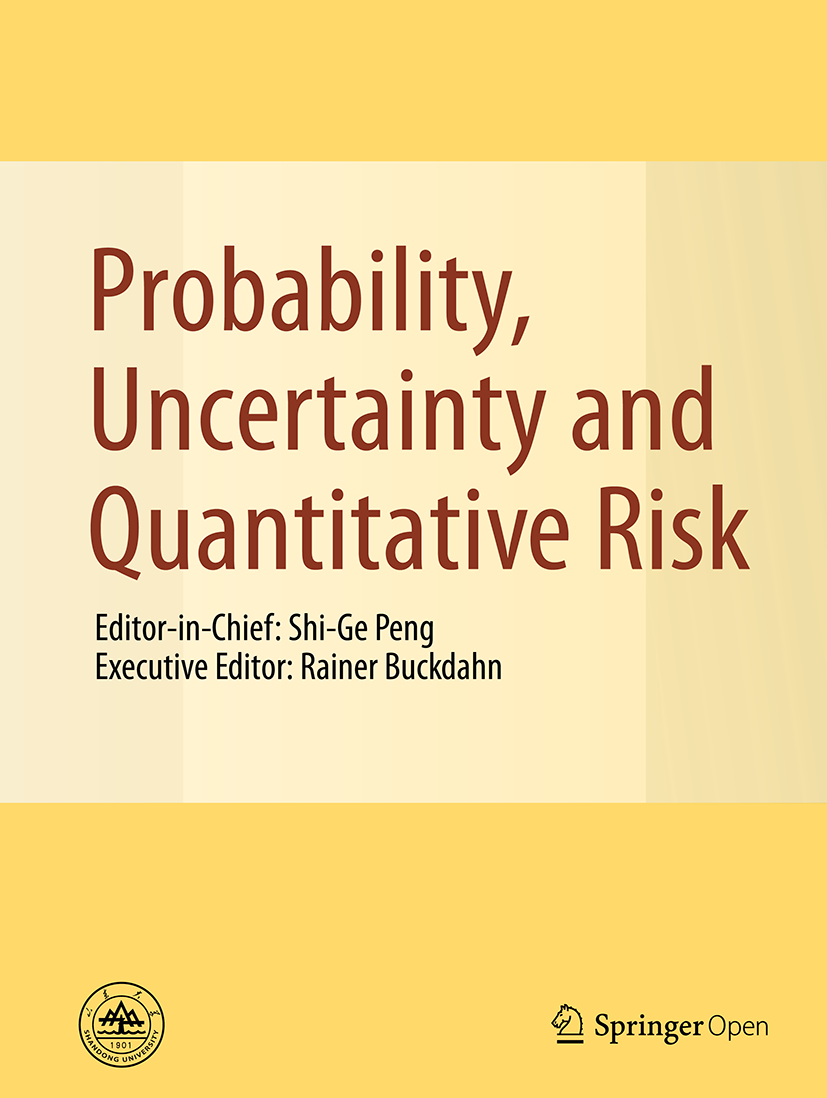 Publisher Correction to: Probability, uncertainty and quantitative risk ...