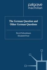 The German Question and Other German Questions | SpringerLink
