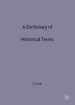 A Dictionary of Historical Terms | SpringerLink