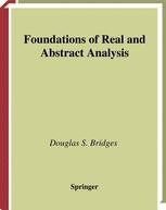 Foundations of Real and Abstract Analysis | SpringerLink