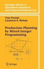 Production Planning by Mixed Integer Programming | SpringerLink