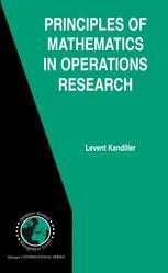 Principles of Mathematics in Operations Research | Springer Nature Link ...