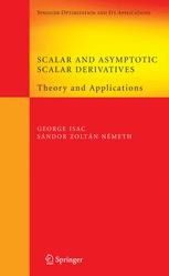 Scalar and Asymptotic Scalar Derivatives: Theory and Applications | SpringerLink