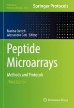Peptide Microarrays: Methods and Protocols | SpringerLink