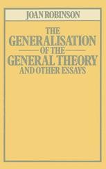 The Generalisation of the General Theory and other Essays | SpringerLink