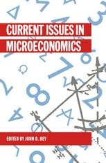 Current Issues in Microeconomics | Springer Nature Link
