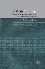British Archives: A Guide to Archive Resources in the UK | SpringerLink