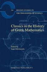 Classics in the History of Greek Mathematics | SpringerLink