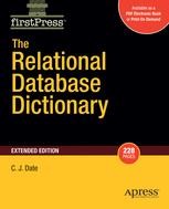 The Relational Database Dictionary, Extended Edition | SpringerLink