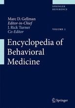 Encyclopedia of Behavioral Medicine | Springer Nature Link (formerly ...