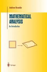 Mathematical Analysis: An Introduction | SpringerLink