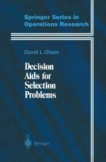 Decision Aids for Selection Problems | SpringerLink