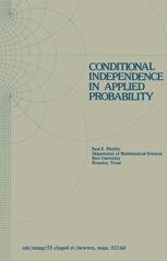 Conditional Independence in Applied Probability | SpringerLink