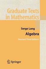 Algebra | SpringerLink
