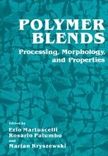 Polymer Blends: Processing, Morphology, and Properties | SpringerLink