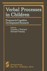 Verbal Processes in Children: Progress in Cognitive Development ...
