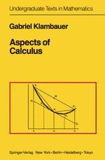 Aspects of Calculus | SpringerLink