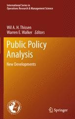 Public Policy Analysis: New Developments | SpringerLink