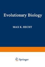Evolutionary Biology: Volume 21 | SpringerLink