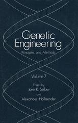 Genetic Engineering: Principles and Methods | SpringerLink