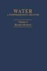 Water: A Comprehensive Treatise: Volume 6: Recent Advances | Springer ...