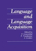 Language and Language Acquisition | Springer Nature Link (formerly ...