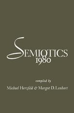 Semiotics 1980 | SpringerLink