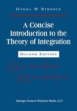 A Concise Introduction to the Theory of Integration | SpringerLink