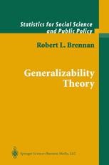 Generalizability Theory | Springer Nature Link (formally SpringerLink)