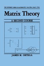 Matrix Theory: A Second Course | Springer Nature Link