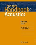 Springer Handbook of Acoustics | Springer Nature Link (formerly ...