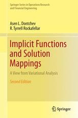 Implicit Functions and Solution Mappings: A View from Variational Analysis | SpringerLink