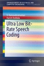 Ultra Low Bit-Rate Speech Coding | SpringerLink