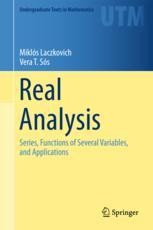 Real Analysis: Series, Functions of Several Variables, and Applications | SpringerLink