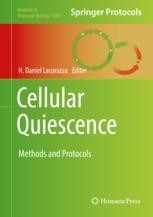 Cellular Quiescence: Methods and Protocols | SpringerLink