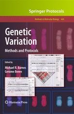 Genetic Variation: Methods and Protocols | SpringerLink