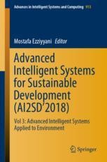 Advanced Intelligent Systems for Sustainable Development (AI2SD’2018 ...